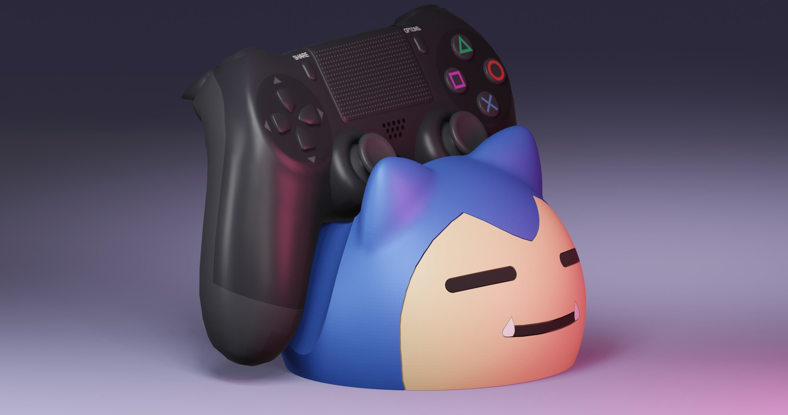 Snorlax Controller Stand for Xbox & Playstation – PolyParadise.in