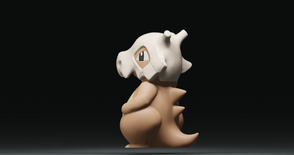 Cubone (4 inch) – PolyParadise.in